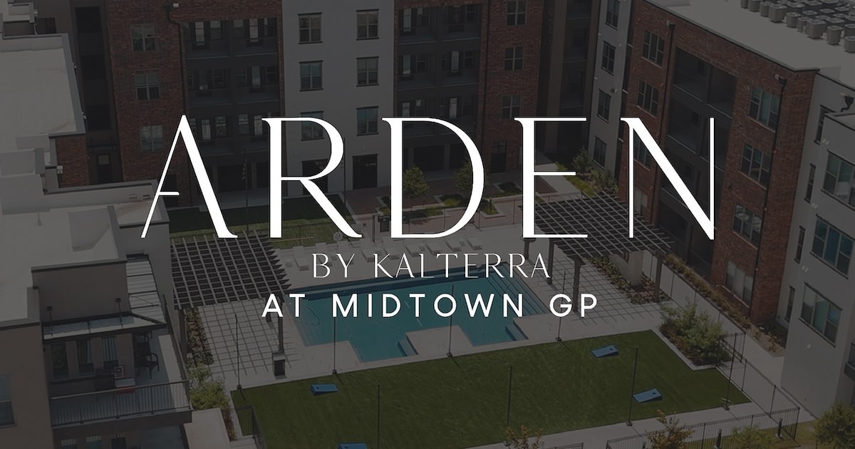 1 or 2 bedroom apartments in Grand Prairie | Arden by Kalterra at Midtown GP